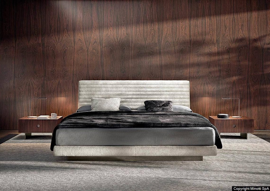 Minotti Roger bed - Cam Studio